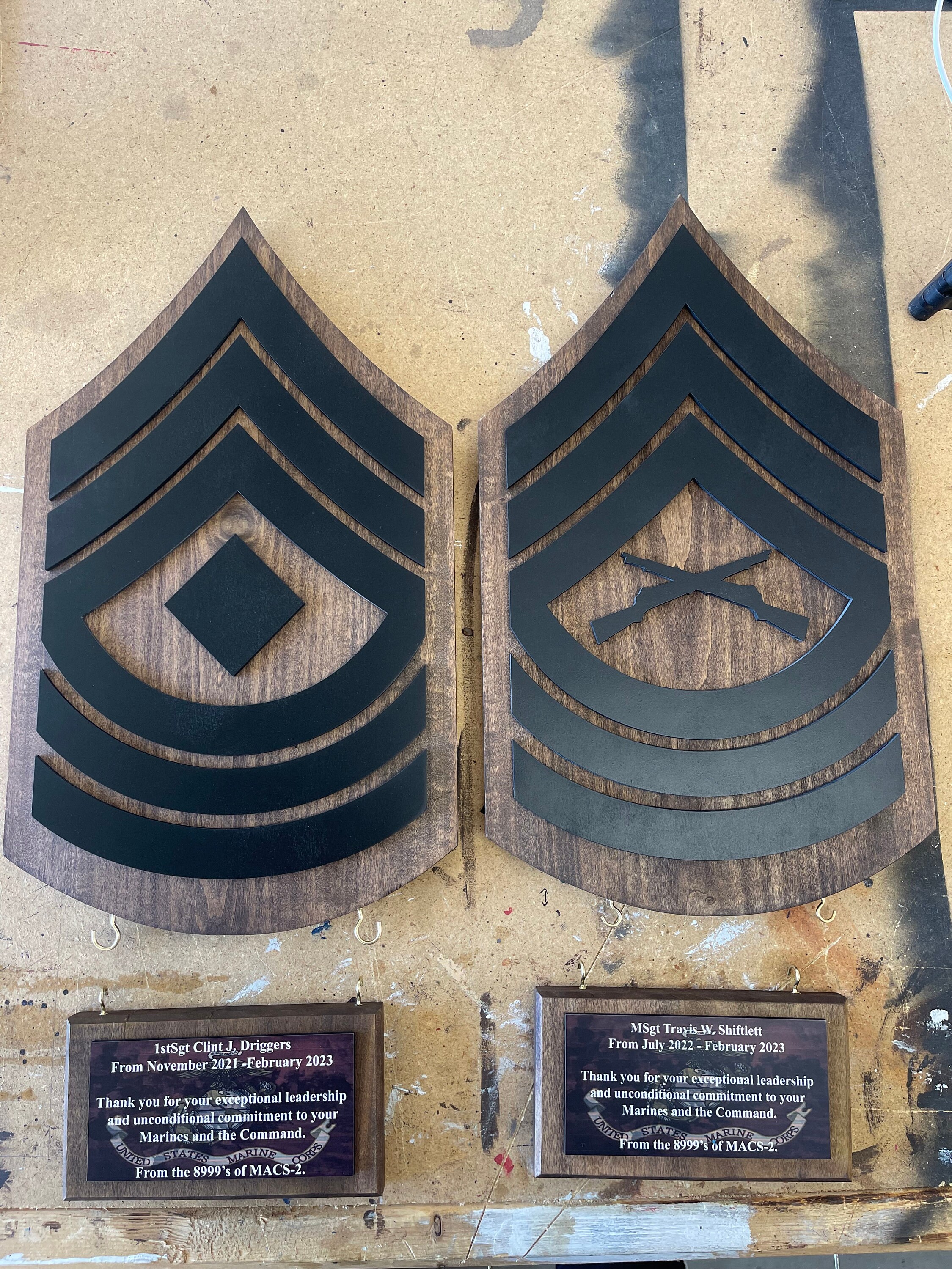 Military Rank Wall Display - Etsy