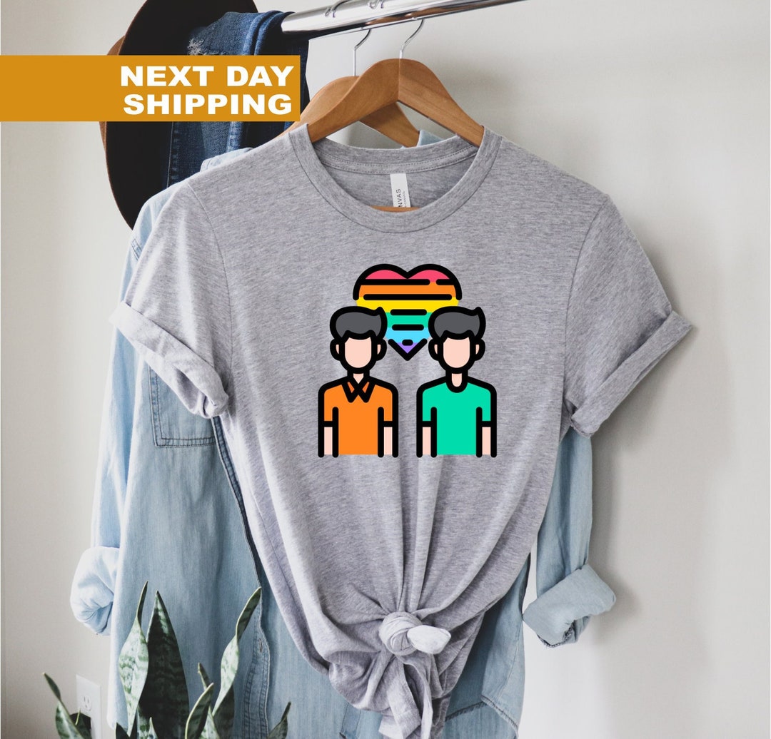 LGBTQ Pride Matching Couple T-shirt, Pride Day Shirt, Rainbow Shirt ...