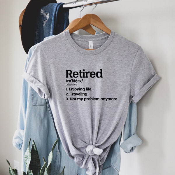 Retirement Shirts for Women - Etsy