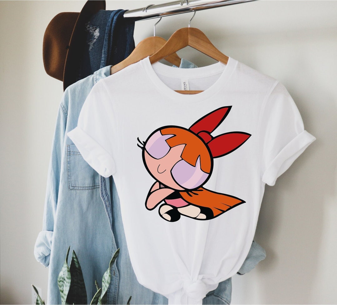 Powerpuff Blossom Girls Shirt, Blossom Powerpuff Girls Shirt, Kids ...