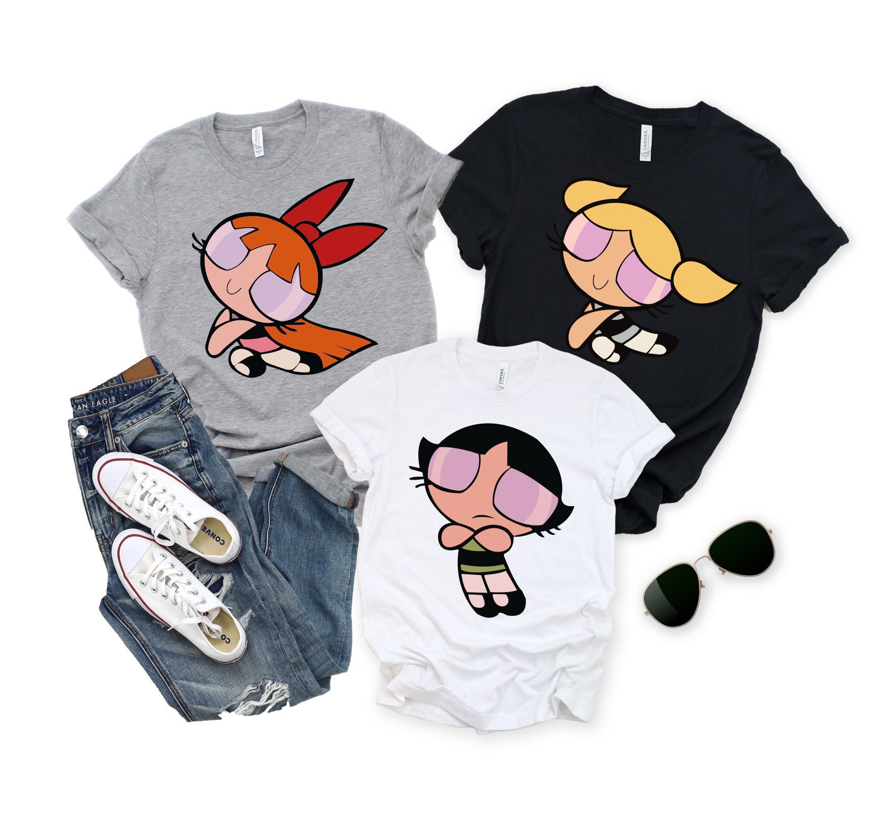 Powerpuff Girls Shirt Powerpuff Girls Friends Shirt - Etsy