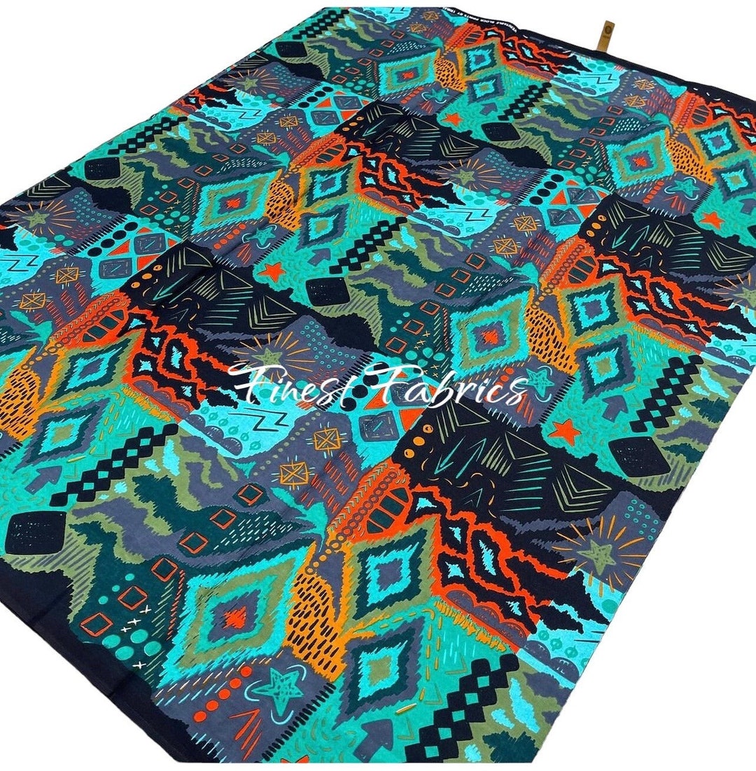 African Print Fabric African Tribal Print Ankara Print Fabric by the ...