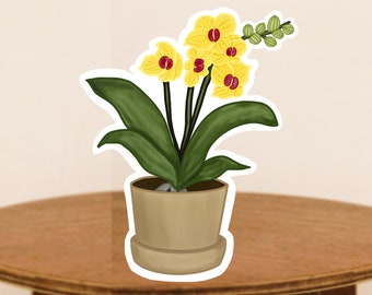 Cute Orchid Stickers - Etsy