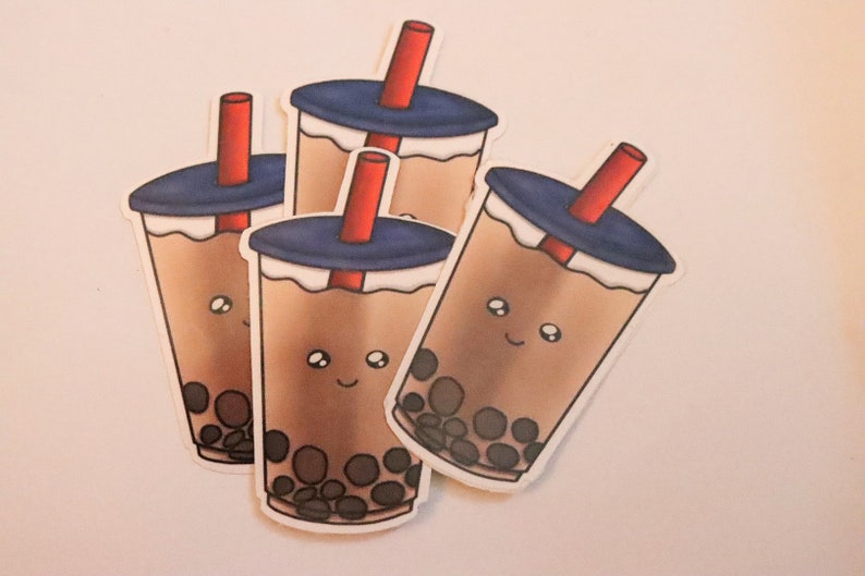 Bubble Tea Sticker | Decals | Stickers for Labels | Boba Tea | Summer ...