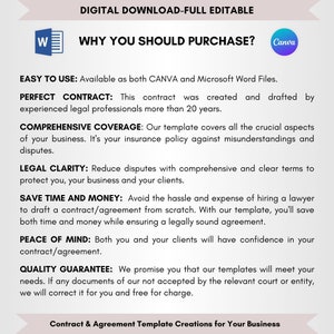 Inflatable Rental Agreement Template, 10 Pages DIY Editable, Inflatable ...