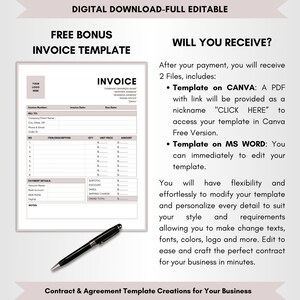 Inflatable Rental Agreement Template, 10 Pages DIY Editable, Inflatable ...