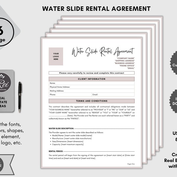 Rental Agreement - Etsy