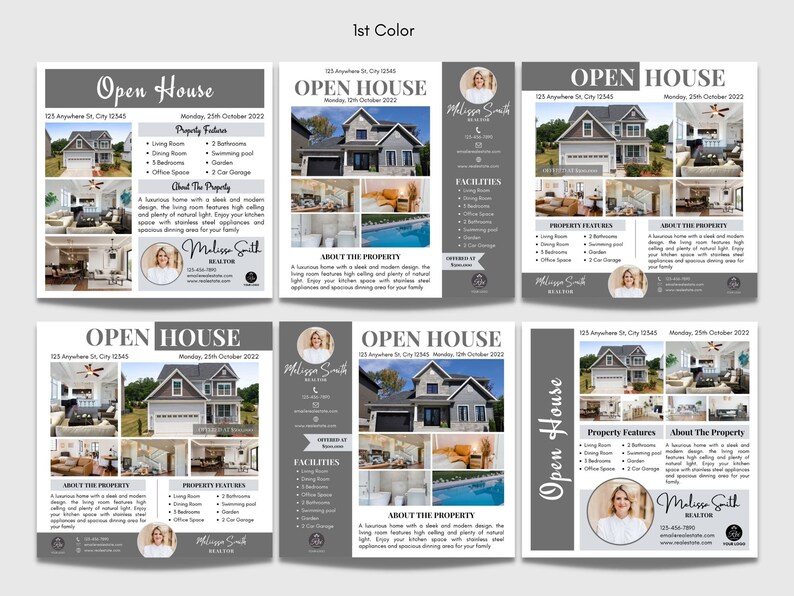 6 Open House Instagram Post, Real Estate Instagram Post, Open House ...