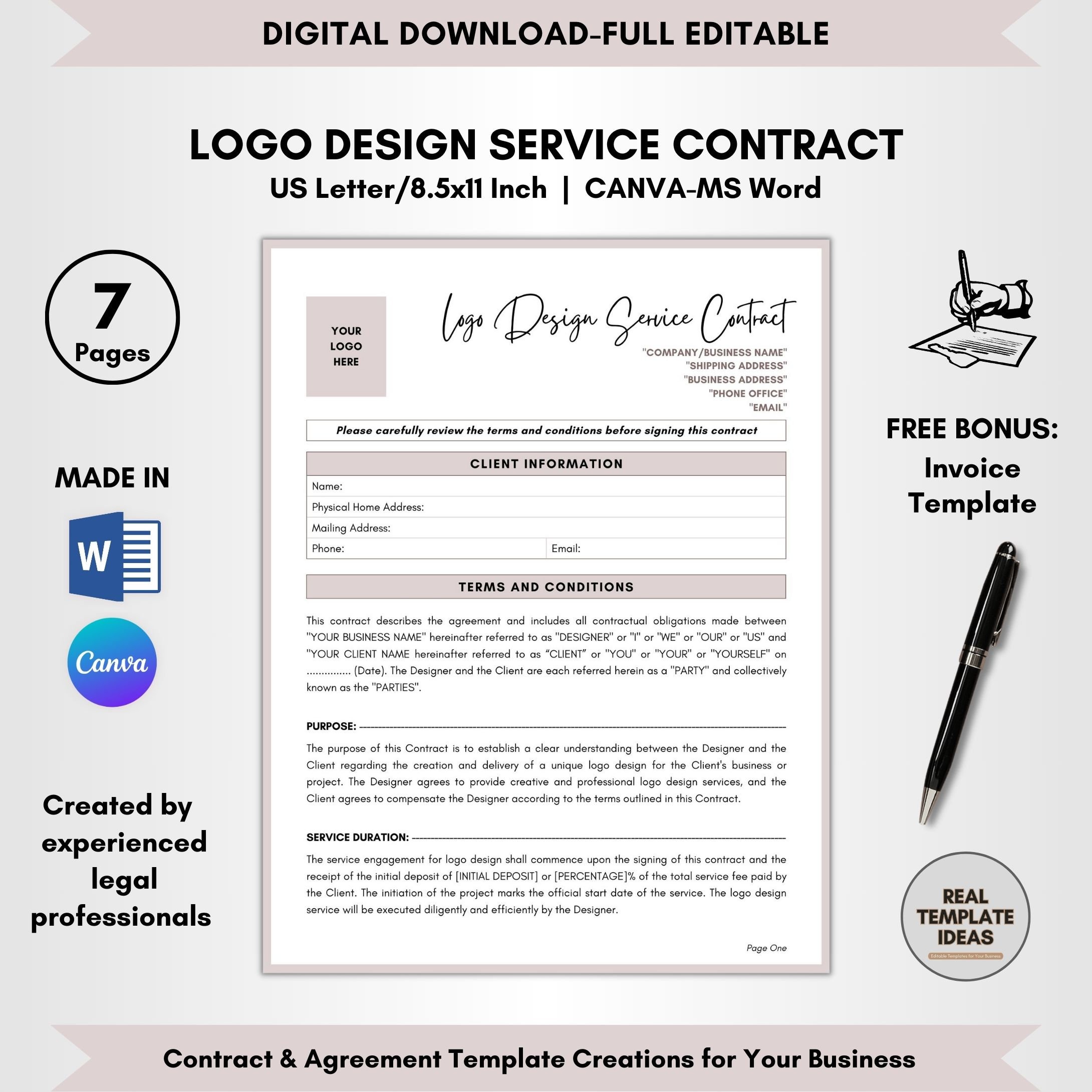 Sample Logo Design Contract