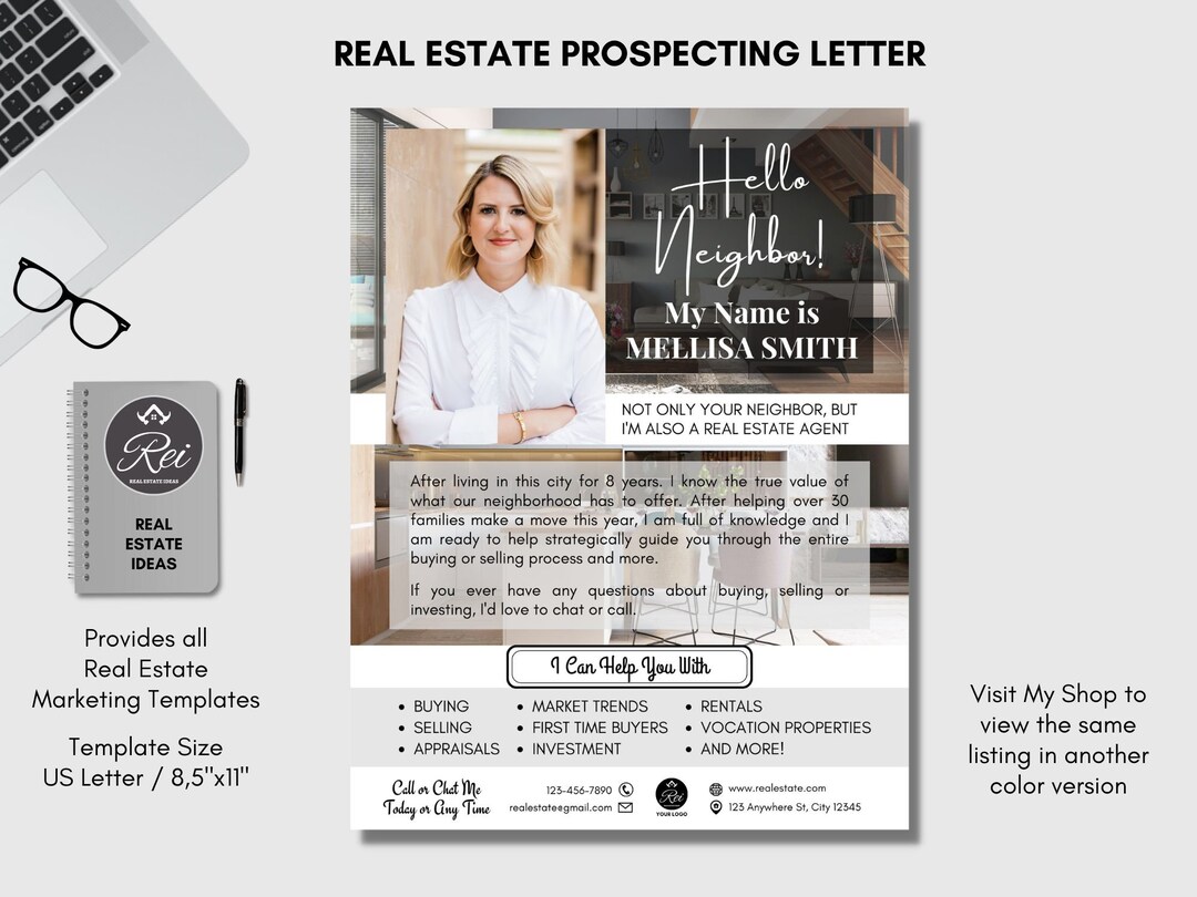 Real Estate Prospecting Letter, Introducing Letter, Farming Letter ...