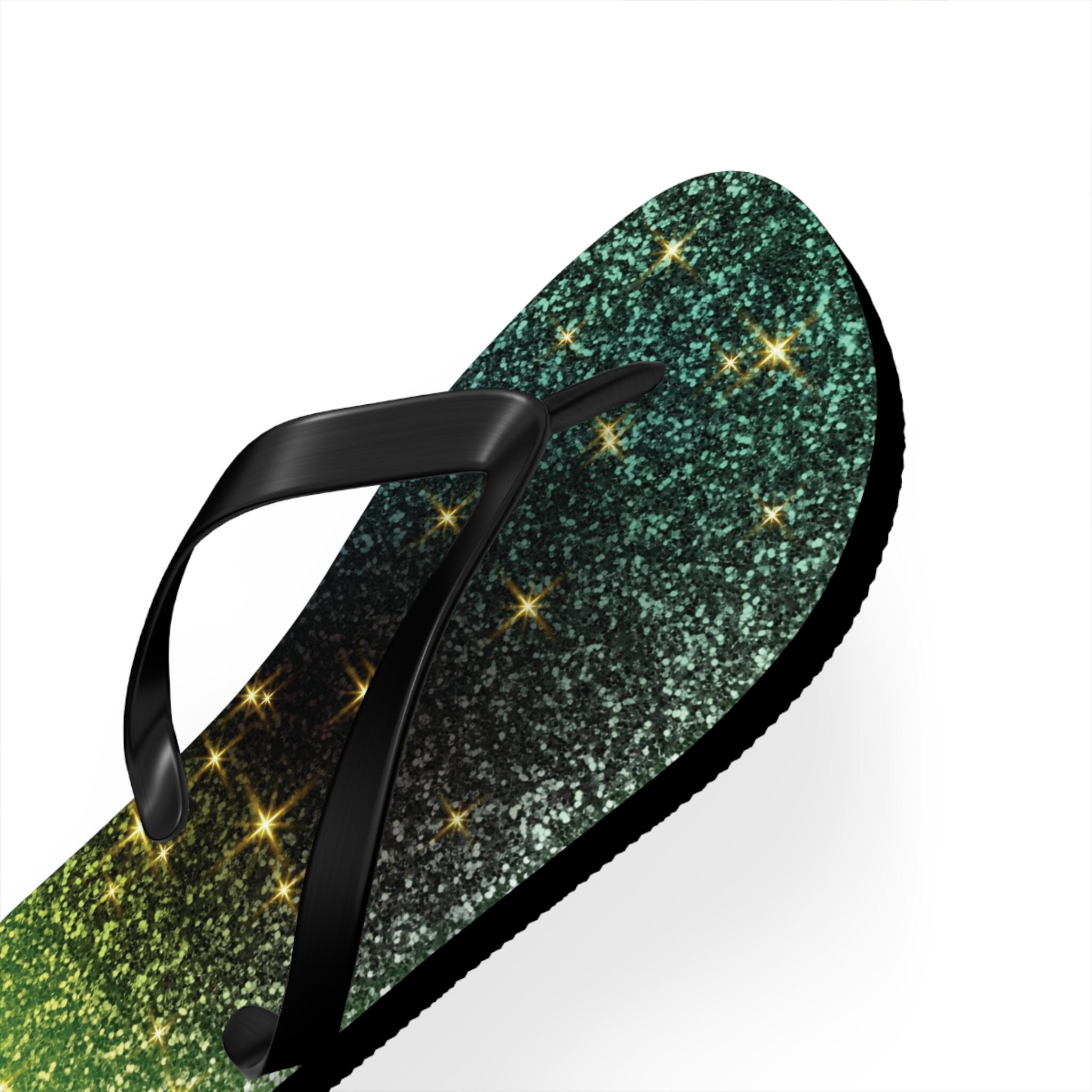 Glitter Sparkles Flip Flops - Etsy