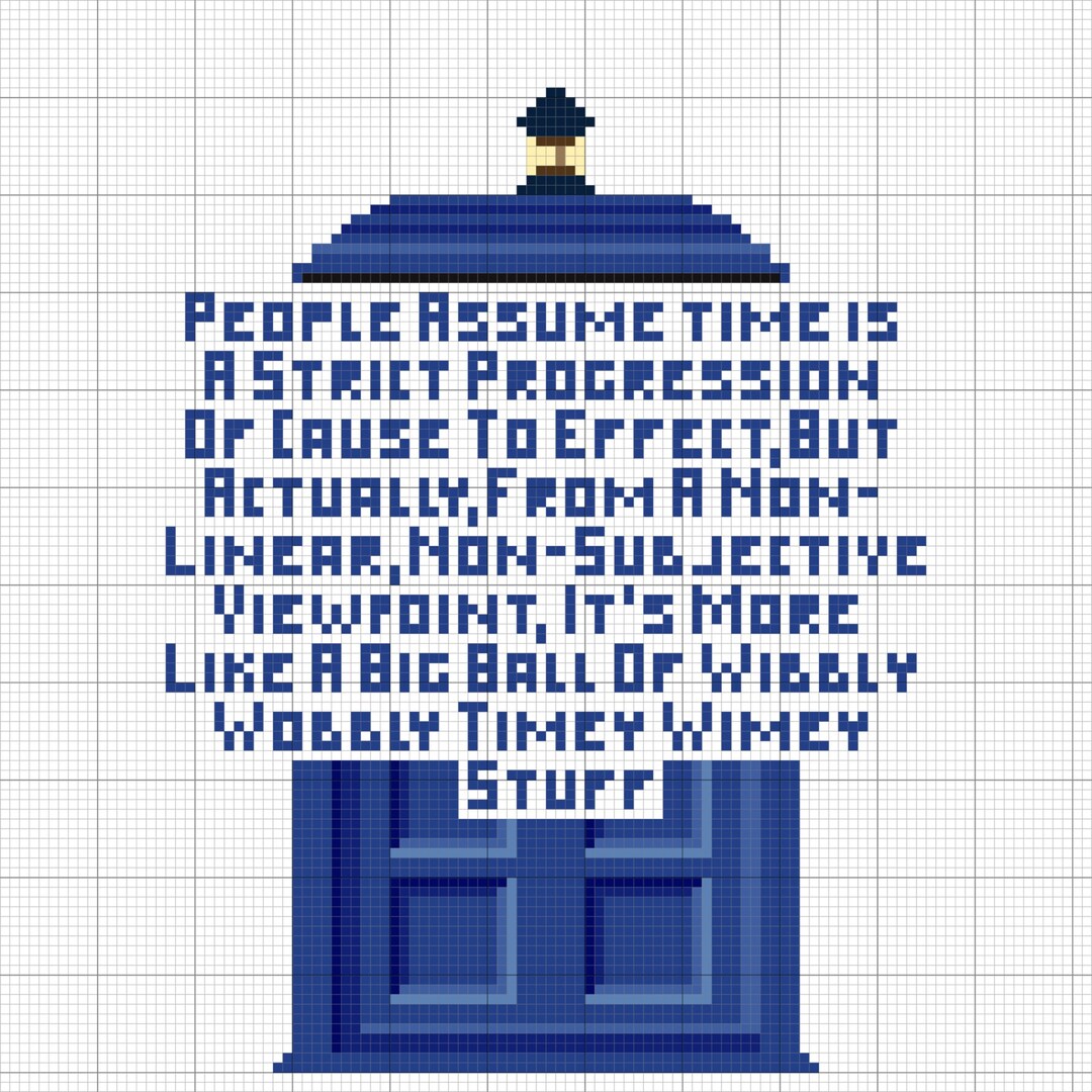 Doctor Who Cross Stitch Pattern - Etsy
