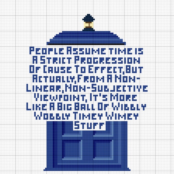 Doctor Who Cross Stitch Pattern | Etsy