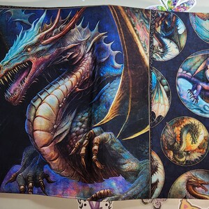 Dragon Got Your Back Fabric Book Cover for Composition Notebook 2 - Etsy