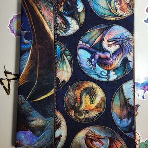 Dragon Got Your Back Fabric Book Cover for Composition Notebook 2 - Etsy