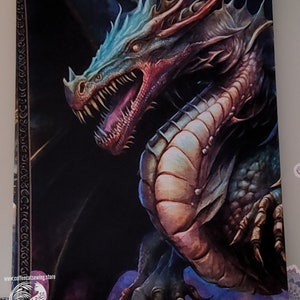 Dragon Got Your Back Fabric Book Cover for Composition Notebook 2 - Etsy
