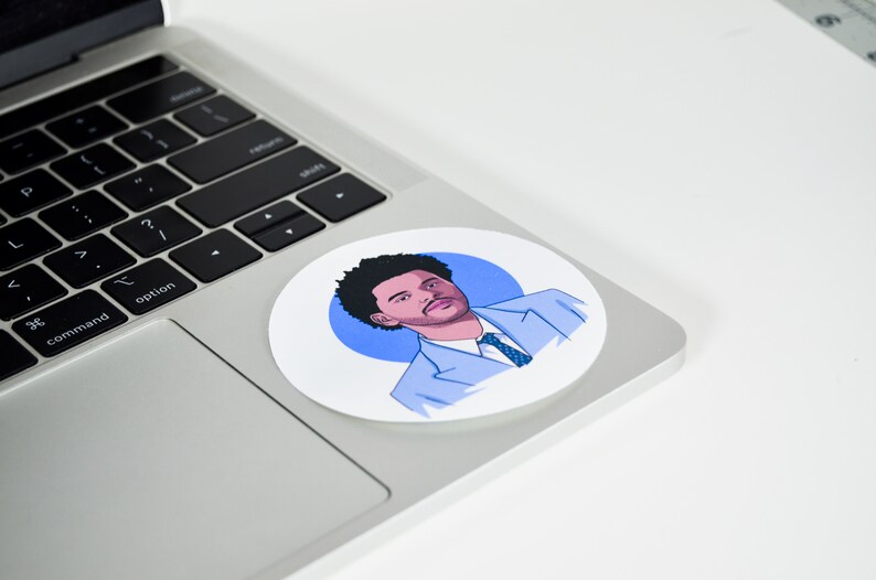The Weeknd Sticker Custom Art Sticker Vinyl Laptop Labels - Etsy
