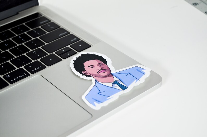 The Weeknd Sticker Custom Art Sticker Vinyl Laptop Labels - Etsy