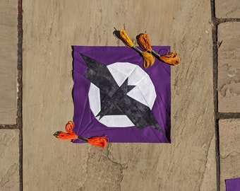 Witch's Broom Foundation Paper Piecing FPP Quilt Block Pattern ...