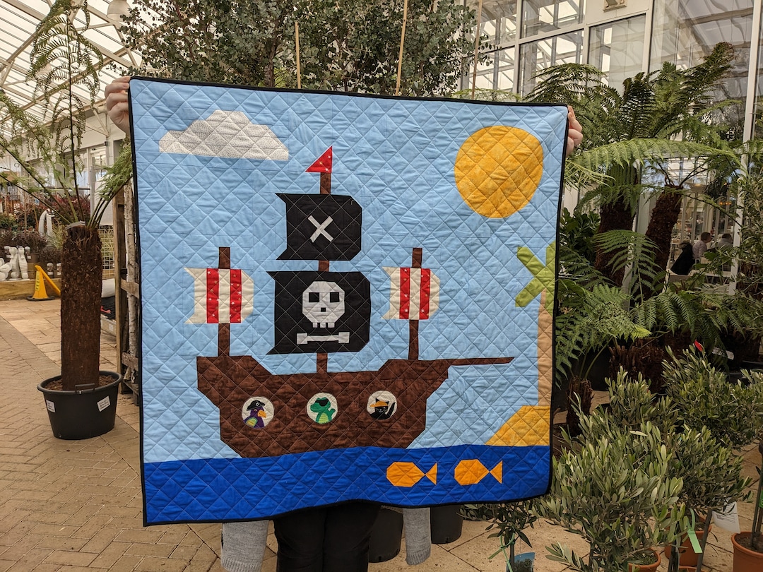 Perfect Pirates Playmat Quilt - Traditional Quilt Piecing - Etsy