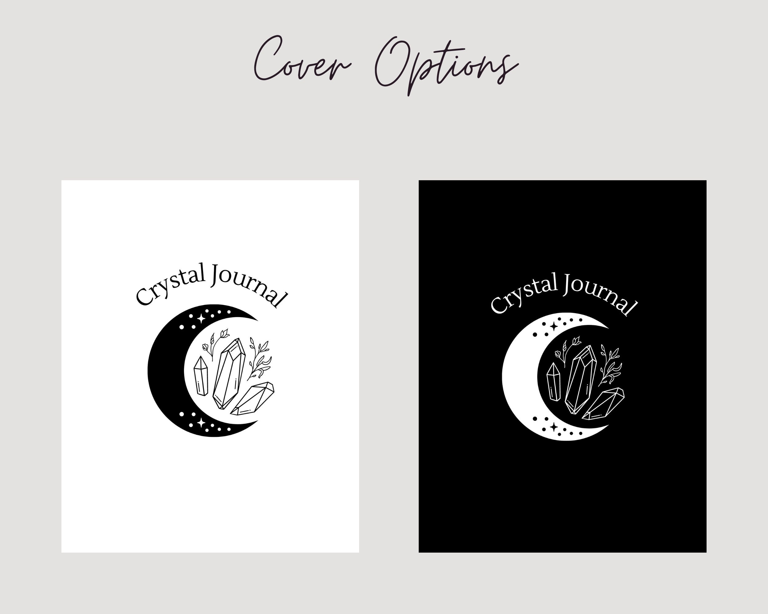 Crystal Journal Printable Mystic Journal Crystal Workbook Witchy ...