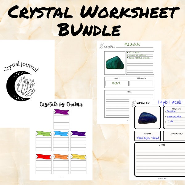 Crystal Fact Sheet - Etsy
