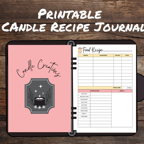 Candle Worksheets - Etsy