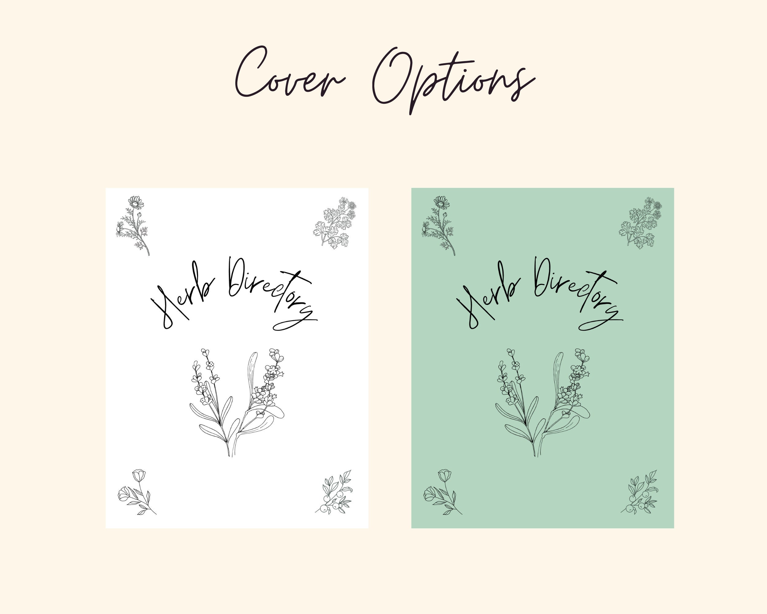 Herb Directory Printable | Herbs Fact Sheets | Herb Journal | Herb ...