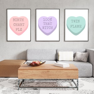 Valentine's Day Conversation Hearts Printable | Candy Hearts Print ...