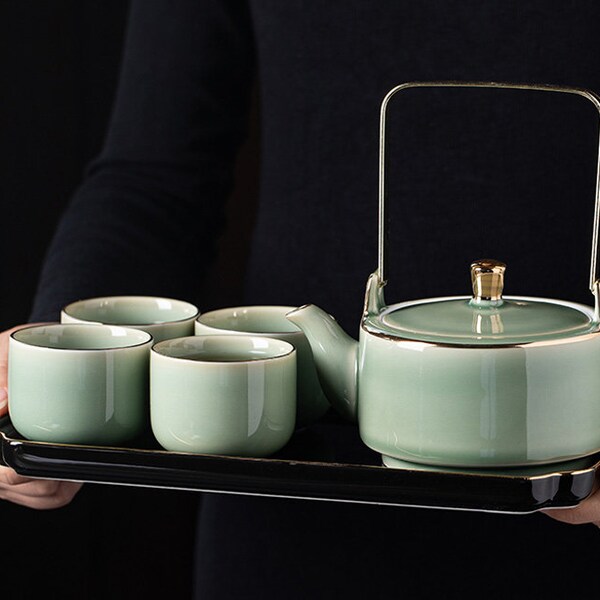 Ceramic Tea Set - Etsy