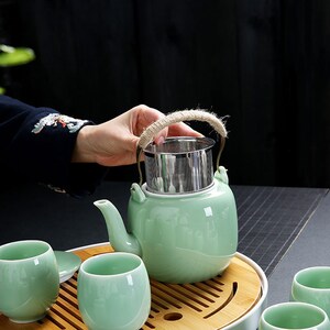 Large Capacity Tilapot Tea Set Home Cold Water Teapot Chinese - Etsy