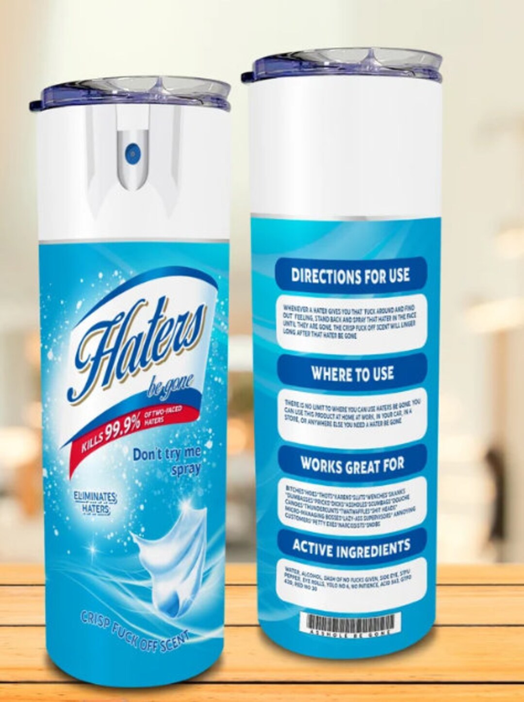 Haters Tumbler Wrap, 20 Oz Tumbler, Tumbler Cups, Coffee Tumbler Cup ...