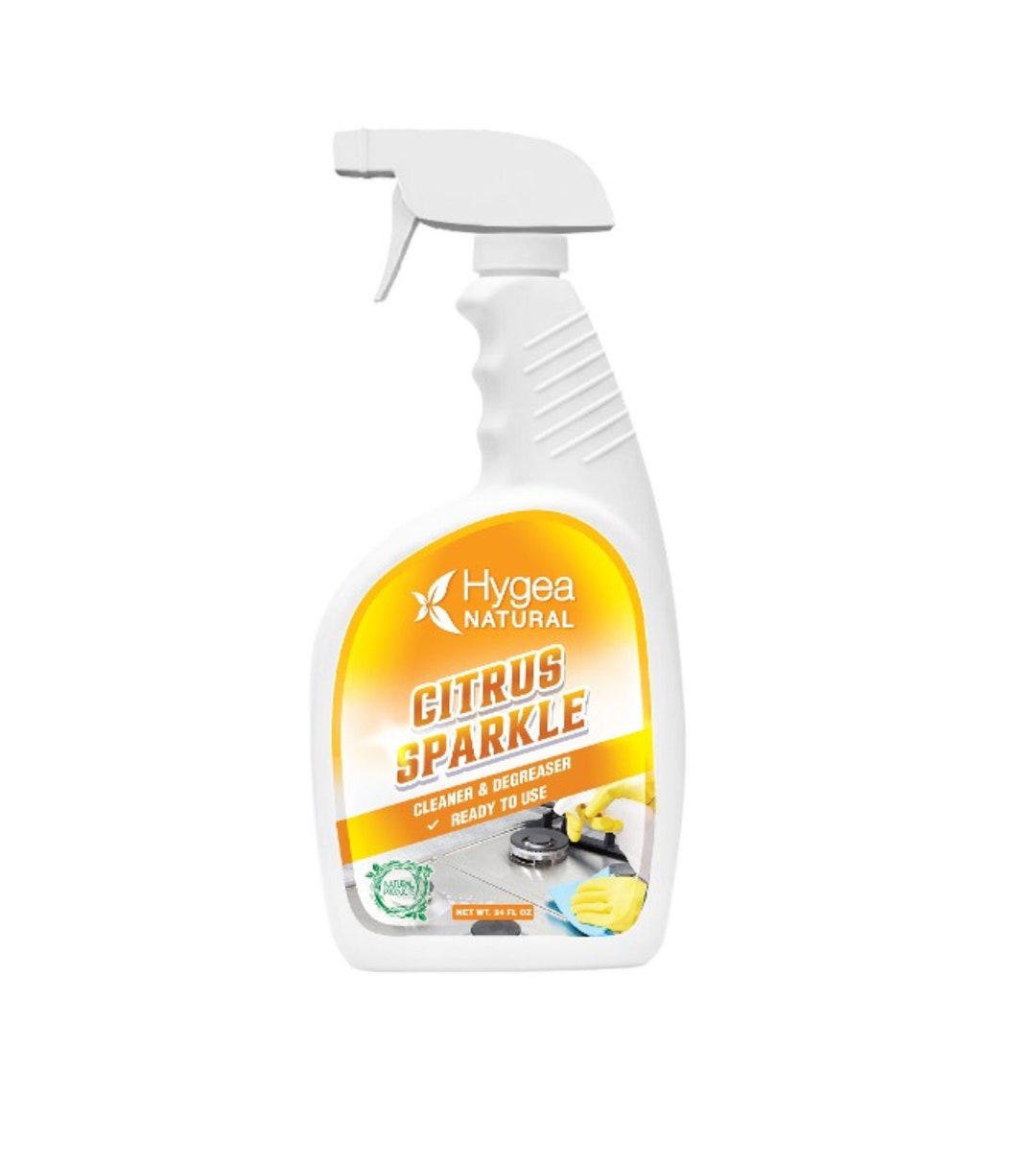 Citrus Sparkle - All Purpose Natural Cleaning Spray, Powerful Degreaser ...