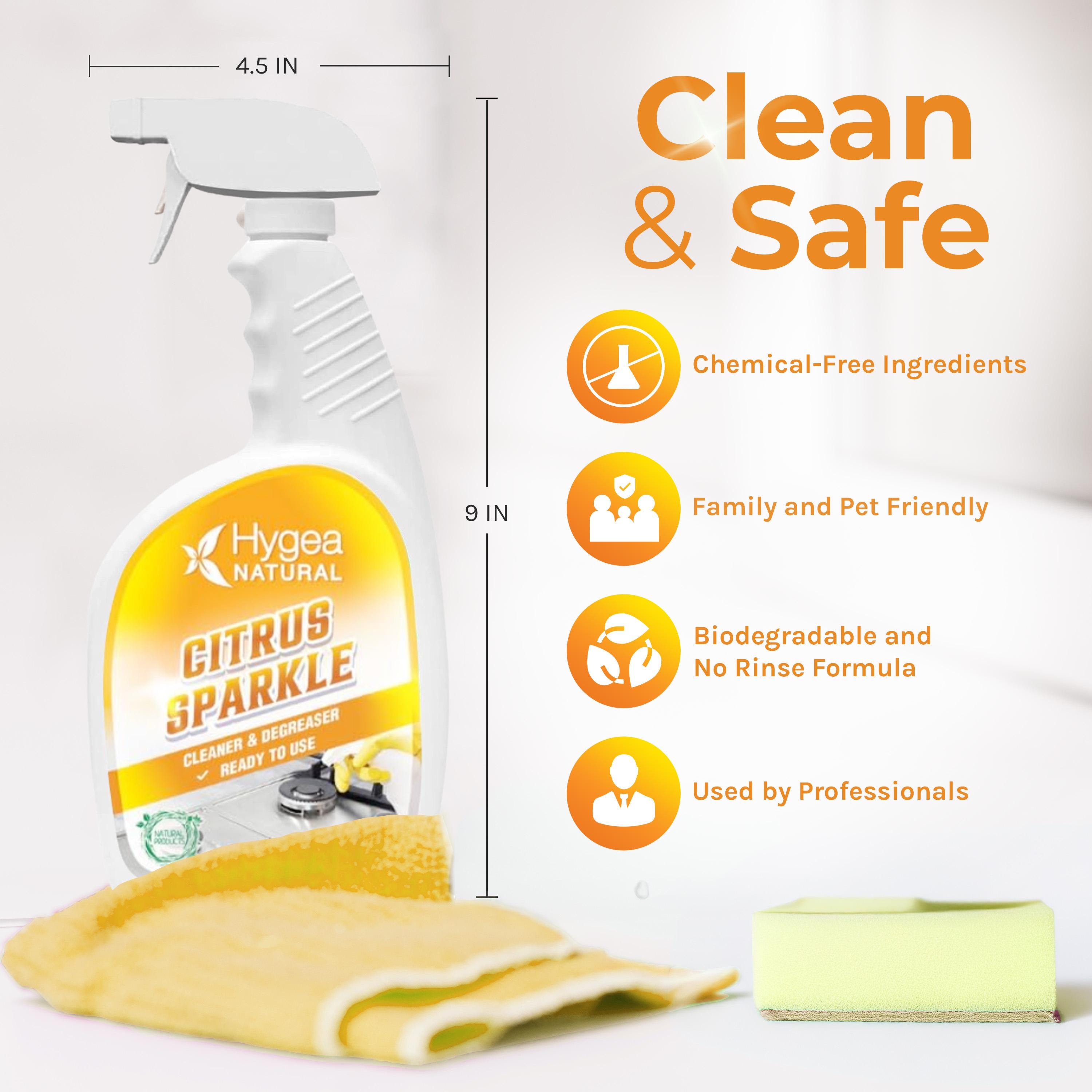 Citrus Sparkle Natural All Purpose Degreaser - 24 Oz - Etsy