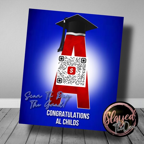 Cash App Sign for Graduation - Etsy