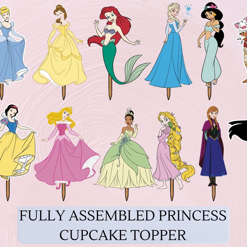 Princess Cake Topper - Etsy