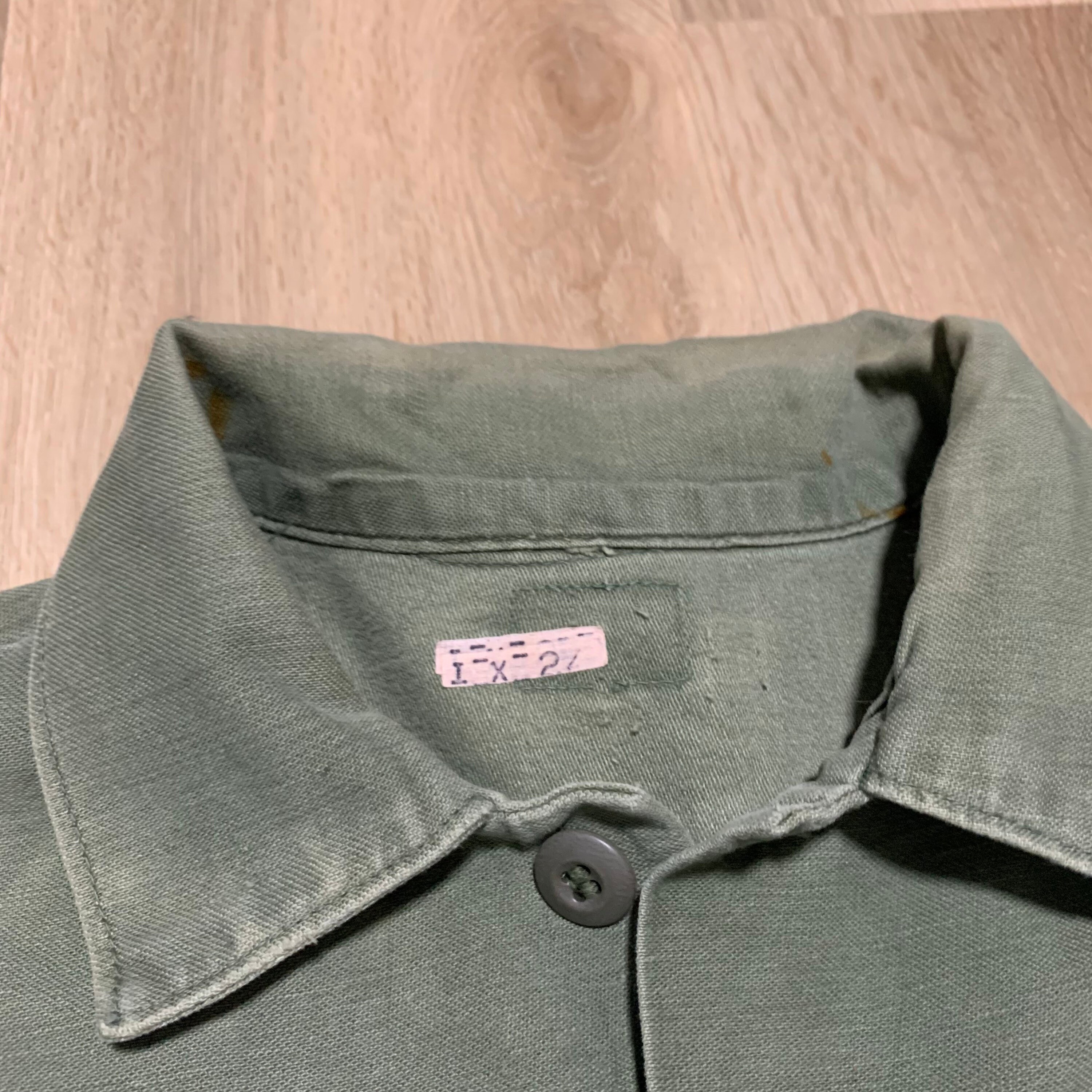 Vintage 1970s OG 107 Button up Military Shirt - Etsy