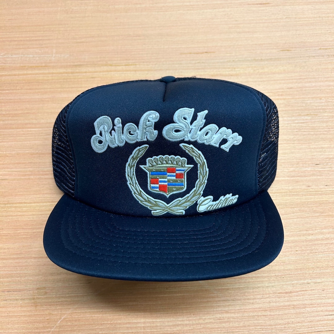 New 80s Rick Starr Cadillac Snapback Trucker Hat Deadstock by Maple Cap - Etsy