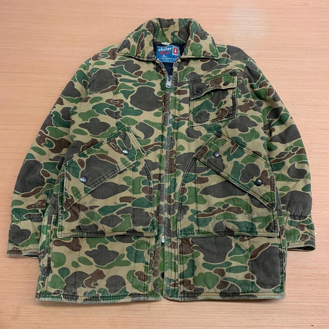 Vintage 1980’s Chiller Killer Duck Camo Hunting Jacket - Etsy