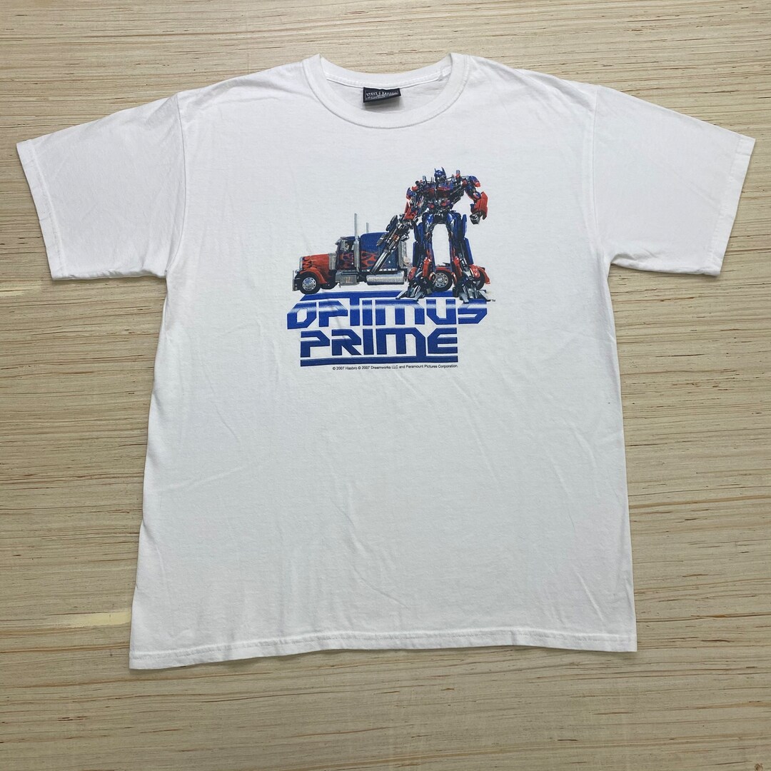 Optimus Prime Transformers Graphic T-shirt Size L - Etsy