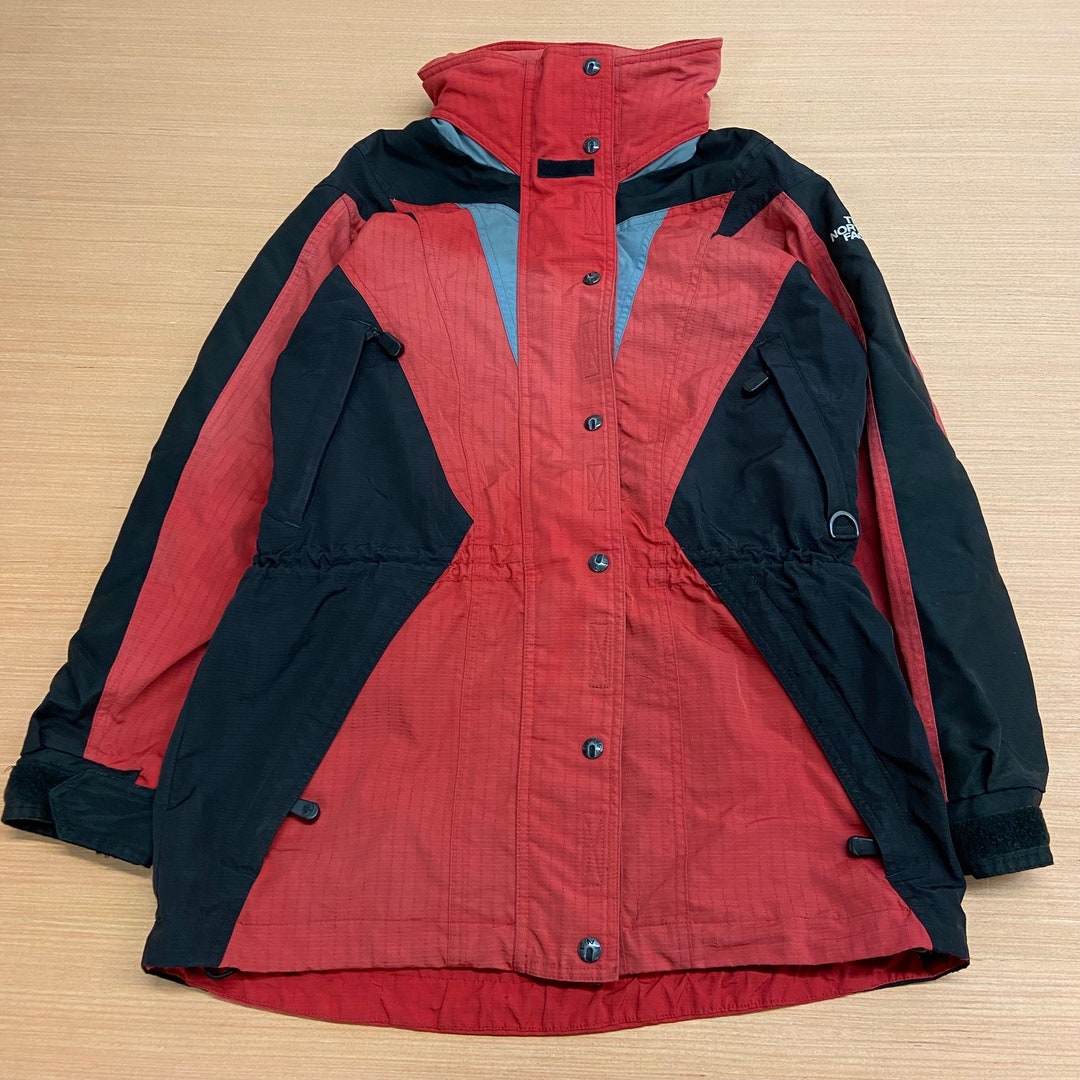 Vintage the North Face TNF Womens Long Jacket Size 8 - Etsy