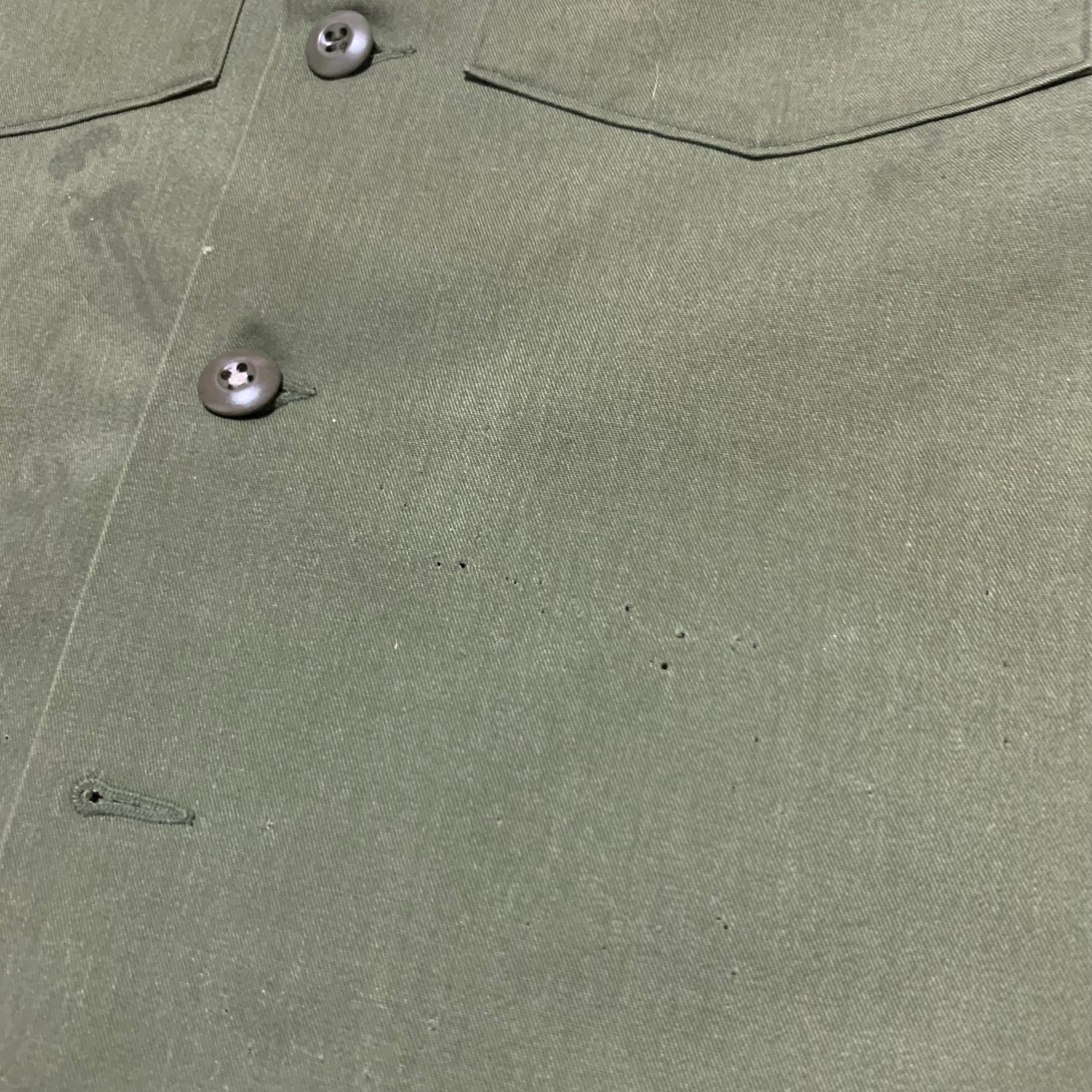 Vintage 1980s US Army OG 507 Button up Military Shirt - Etsy
