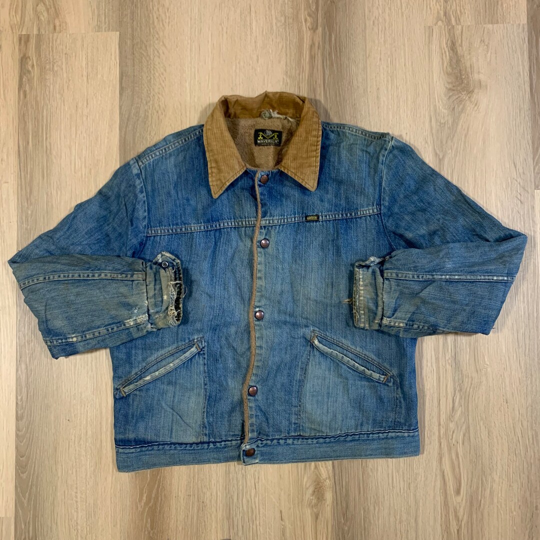 1970s Maverick Blue Bell Vintage Lined Denim Jacket - Etsy