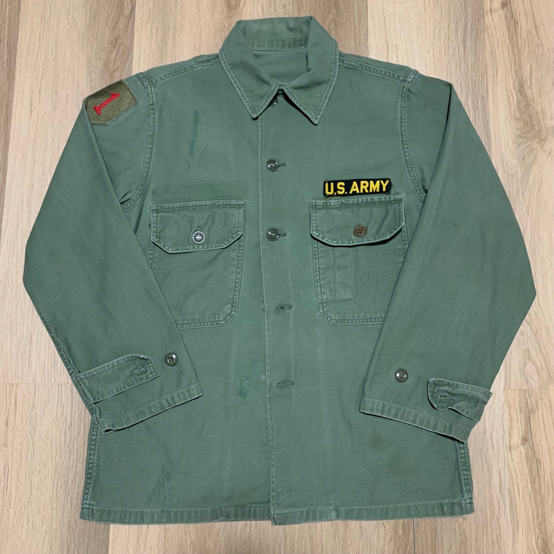 Vintage OG 107 U.S. Army Button up Military Shirt - Etsy
