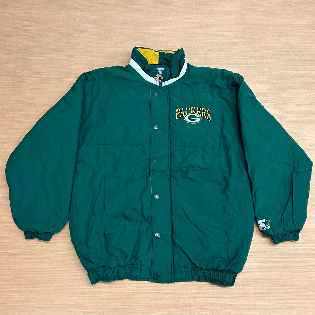 Vintage 90s Green Bay Packers NFL Full Zip Jacket Size Medium by ...