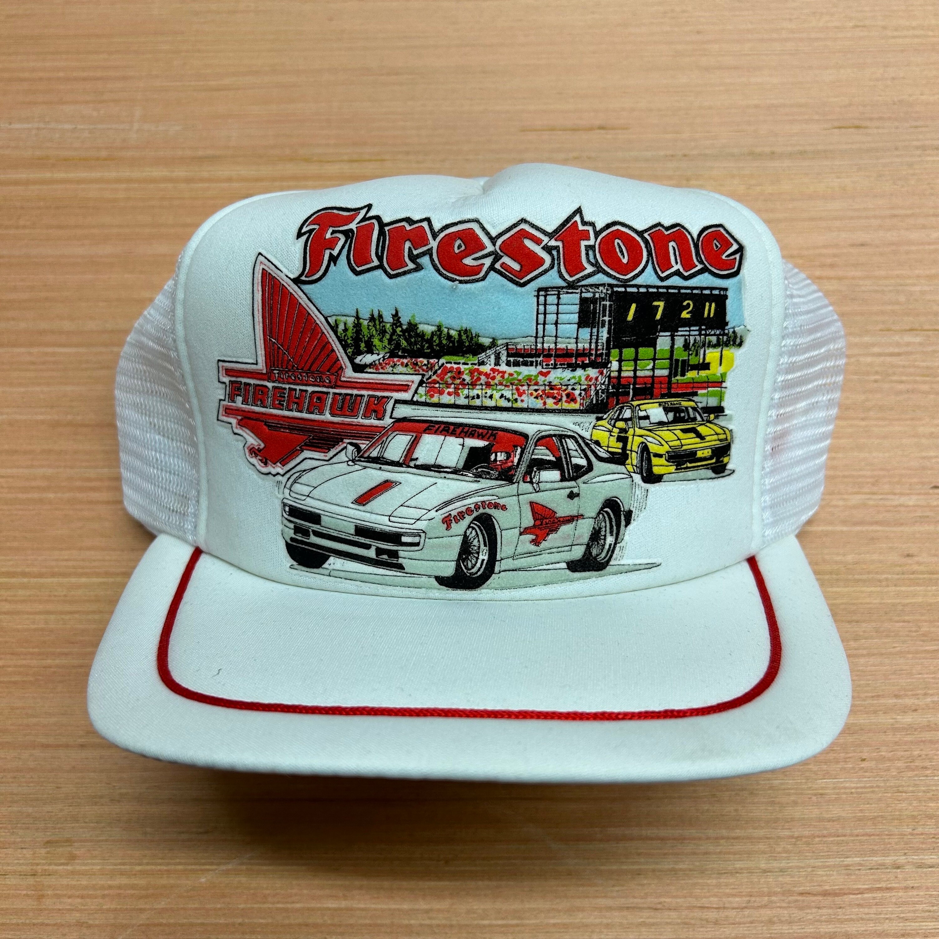 New 80s Vintage Trucker Hat Firestone Tires Deadstock by Maple Cap - Etsy