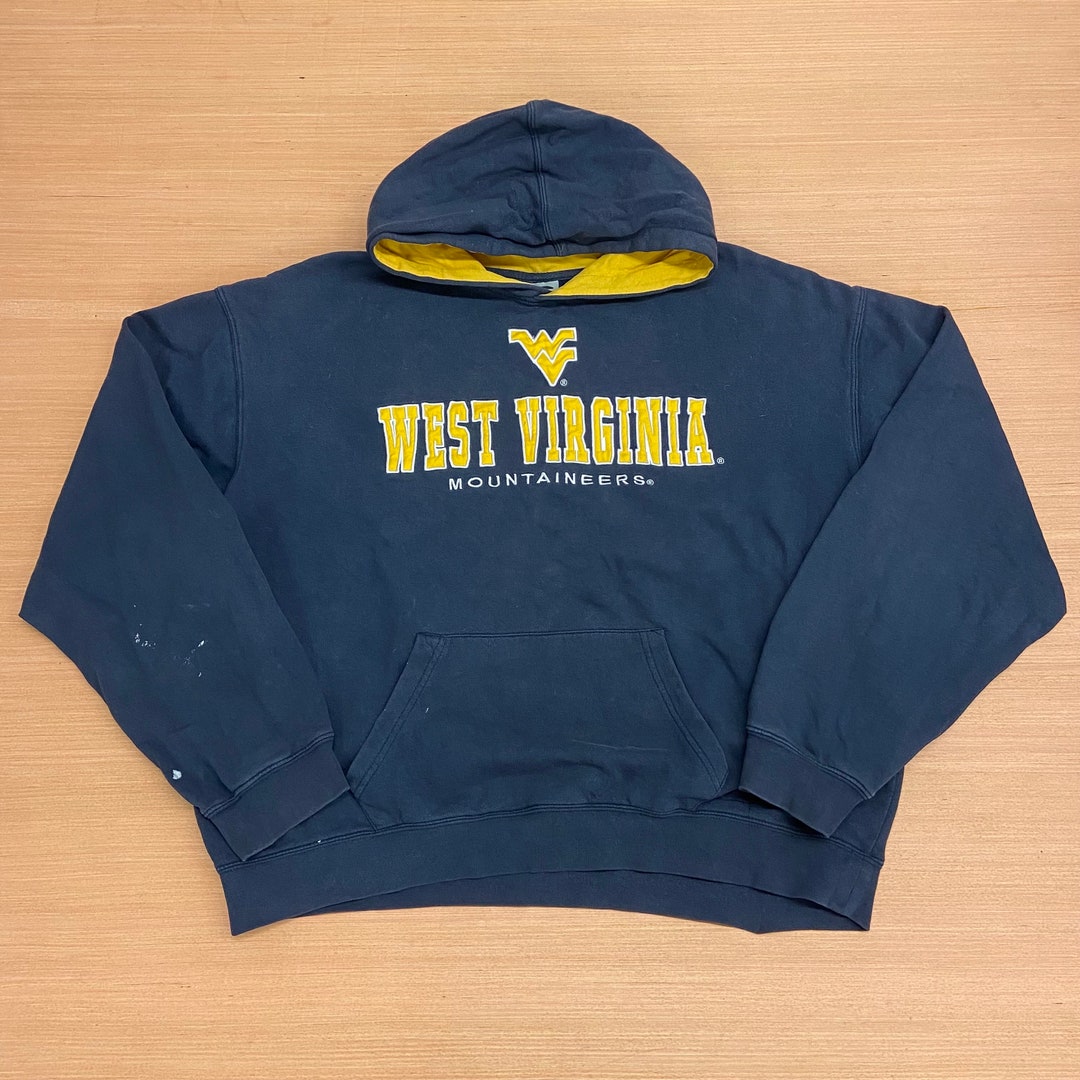 Vintage West Virginia University Mountaineers Hoodie Size Large - Etsy