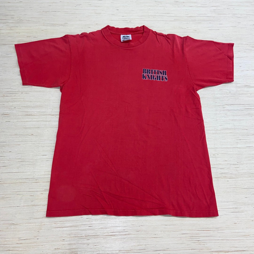 Vintage 1990s British Knights Double Sided T-shirt Size XL - Etsy
