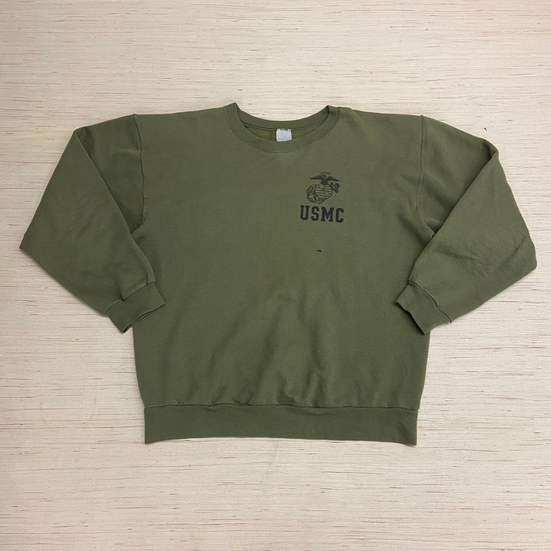 Vintage USMC Pullover Crewneck Sweater - Etsy