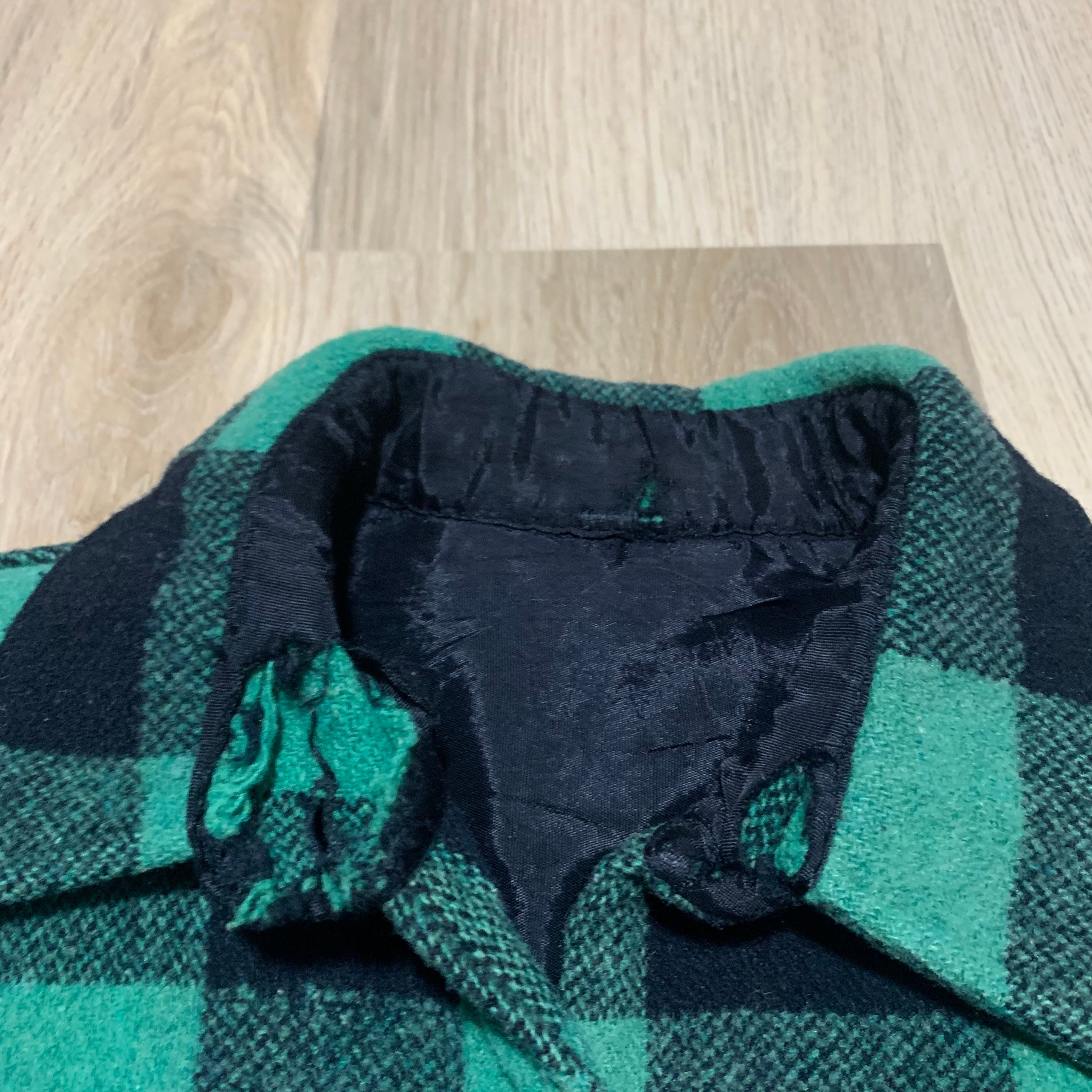 1970s Vintage Button up Flannel Jacket - Etsy